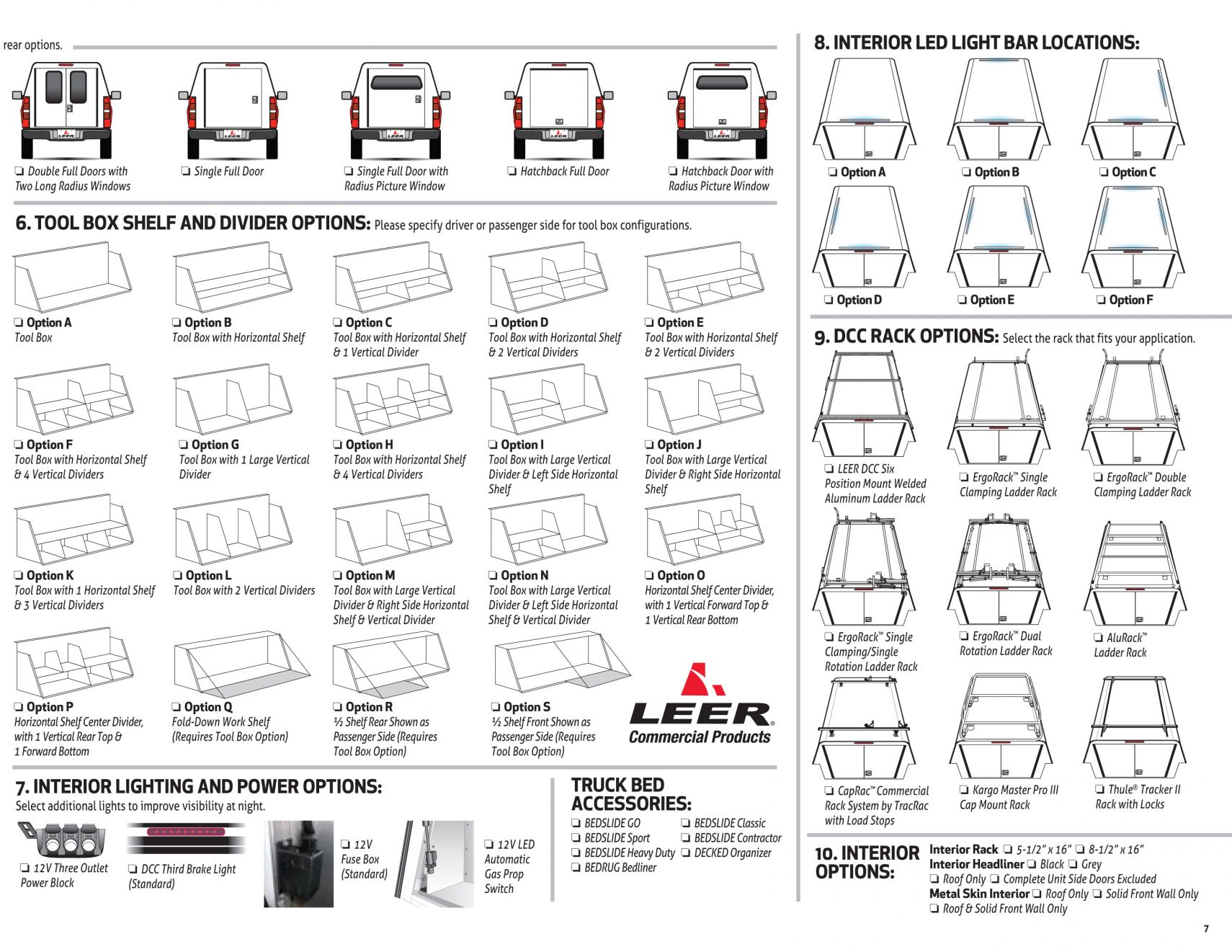 Leer DCC Heavy Duty Aluminum Construction Topper TopperKING Leer DCC Heavy Duty Aluminum Construction Topper TopperKING