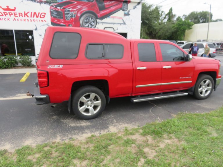 Chevrolet Silverado LEER 122 and Running Boards - TopperKING ...