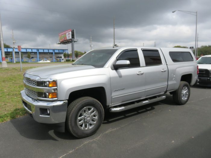 2018 Sliver Chevy Silverado 2500 with Ranch Sierra Topper - TopperKING ...