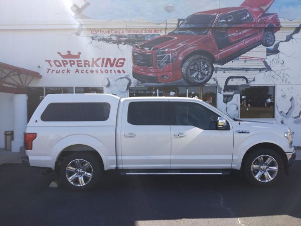 2020 pearl white Ford F150 with Leer 180 - TopperKING : TopperKING | Providing all of Tampa Bay ...
